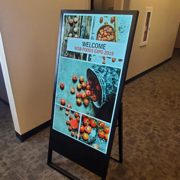 A-FRAME DISPLAY | SmartSource